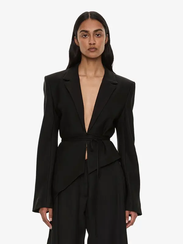 Christopher Esber Released Bias Blazer - Black