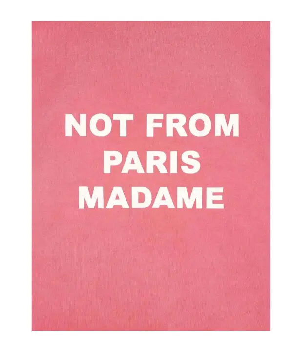 Drole De Monsieur Drôle De Slogan Printed Long-sleeved T-shirt