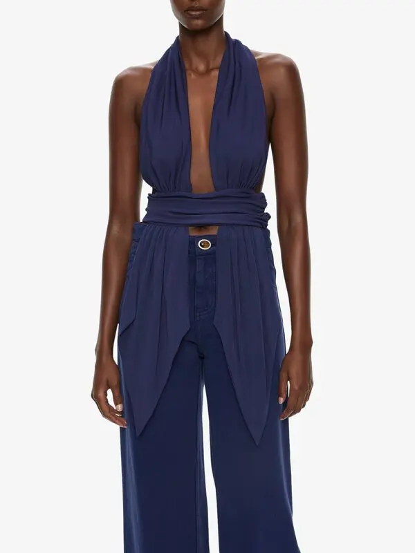 Christopher Esber Relaxed Wide-leg Denim Jeans