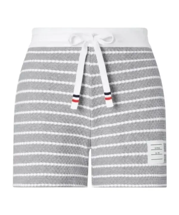 Thom Browne Honeycomb-texture Mini Shorts