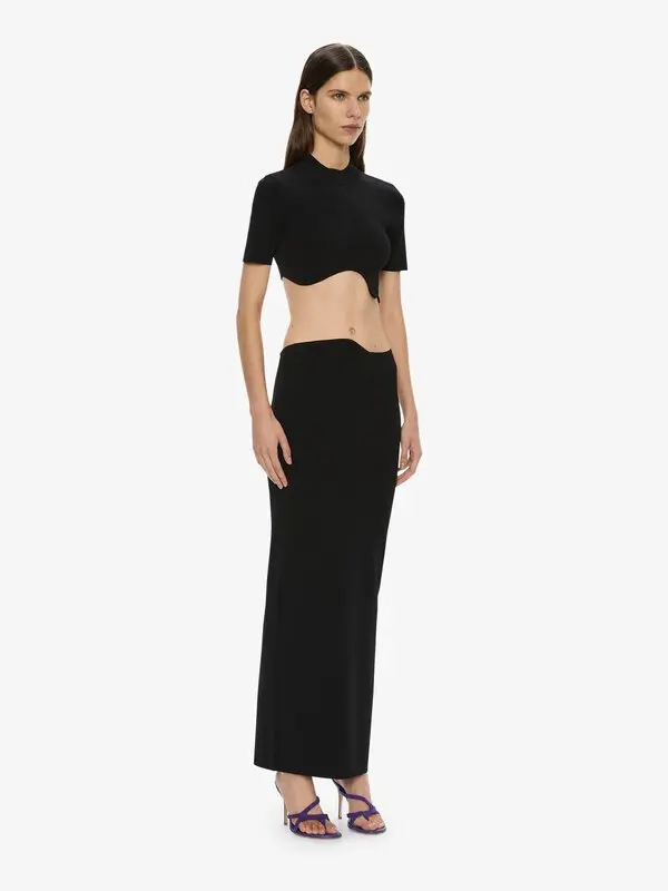 Christopher Esber Maparadita Sculpted Knit Top - Black