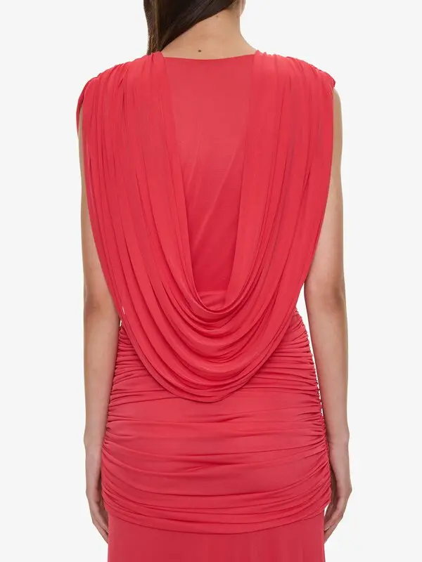 Christopher Esber Ripple Drape Gown - Pink
