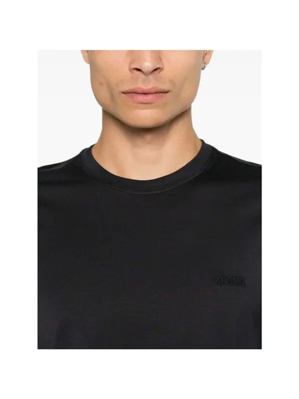 Zegna Short Sleeved Crewneck T-shirt