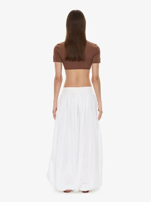 Christopher Esber Drift Tapered Trouser In Cotton - White
