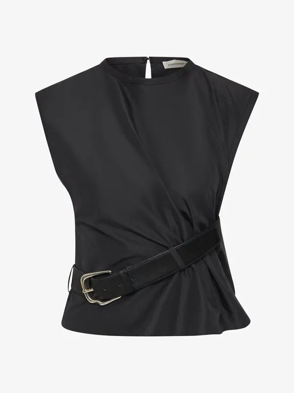 Christopher Esber Locus Belted Taffeta Tank