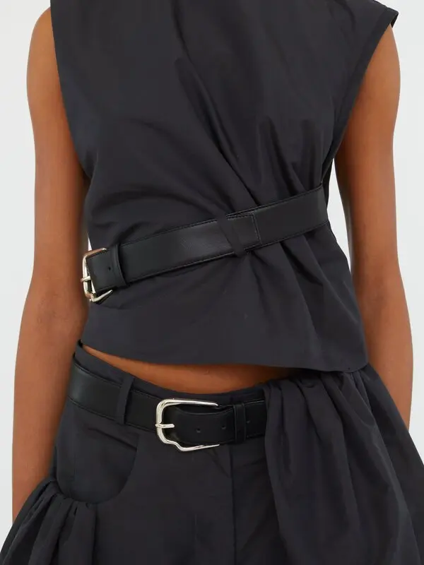 Christopher Esber Locus Belted Taffeta Tank