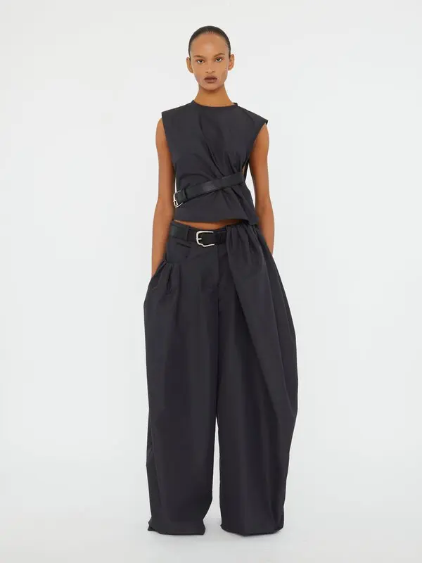 Christopher Esber Locus Belted Taffeta Tank