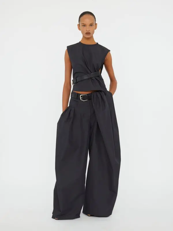 Christopher Esber Locus Belted Taffeta Tank