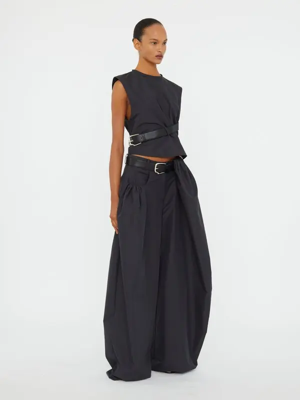 Christopher Esber Locus Belted Taffeta Tank