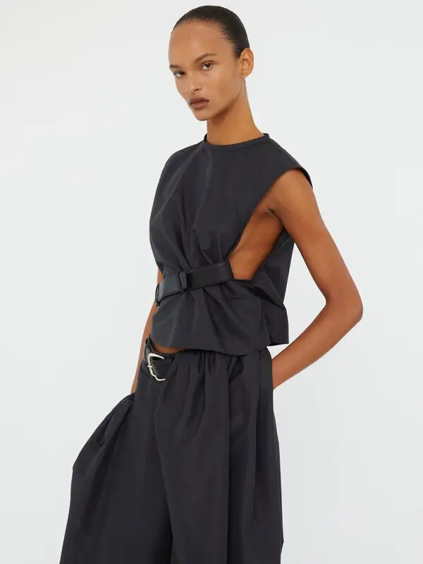 Christopher Esber Locus Belted Taffeta Tank