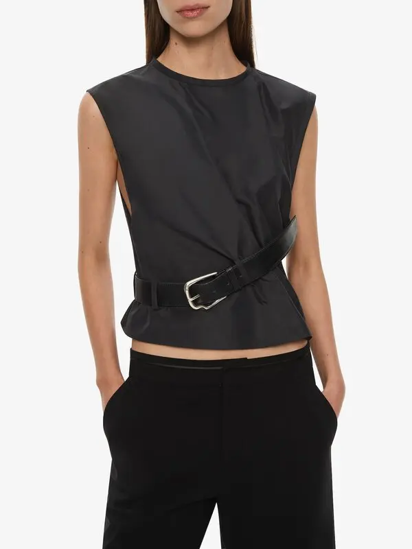 Christopher Esber Locus Belted Taffeta Tank