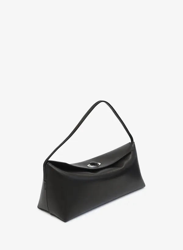 Christopher Esber Doba Quartz Turnlock Shoulder Bag - Black