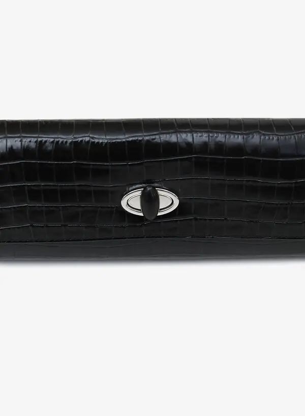 Christopher Esber Buki Embossed Clutch - Black