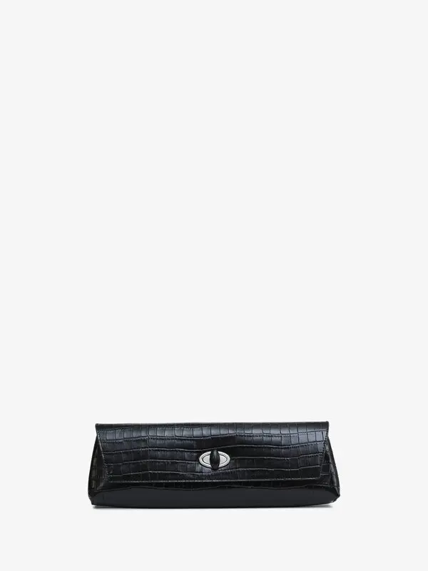 Christopher Esber Buki Embossed Clutch - Black