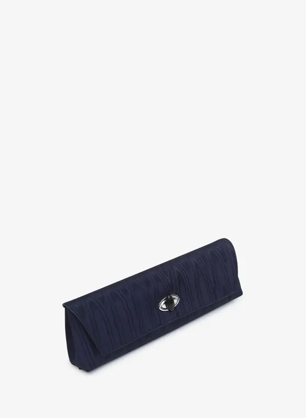 Christopher Esber Buki Moire Clutch - Blue