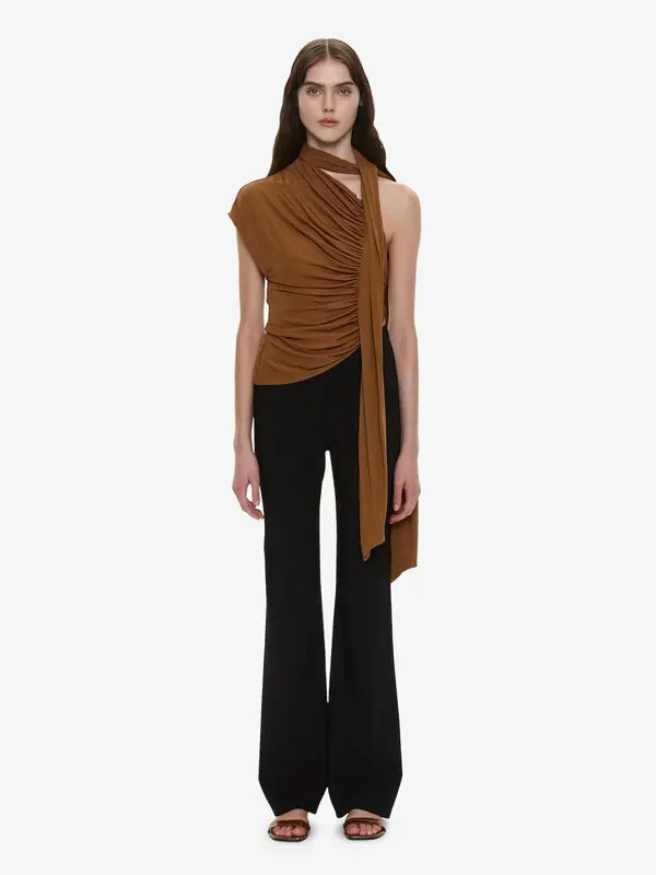 Christopher Esber Vienna Jersey Scarf Top