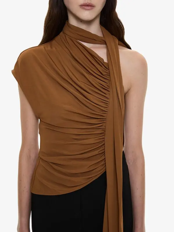Christopher Esber Vienna Jersey Scarf Top