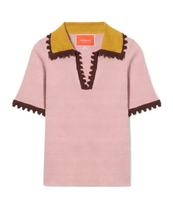 La DoubleJ Picket Polo Top