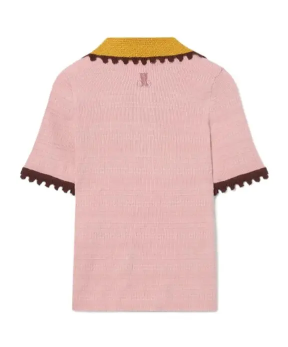 La DoubleJ Picket Polo Top
