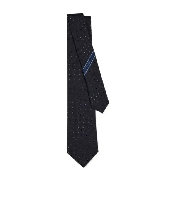 FERRAGAMO Gancini Silk Jacquard Tie