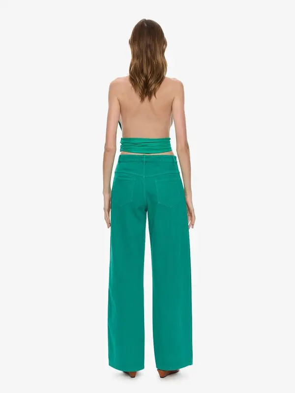 Christopher Esber Relaxed Wide-leg Jeans - Green