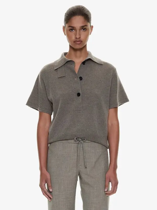 Christopher Esber Cashmere Knit Polo