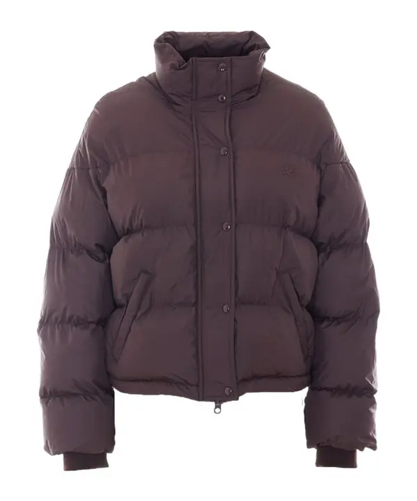 COURREGES Cropped Puffer Jacket - Red