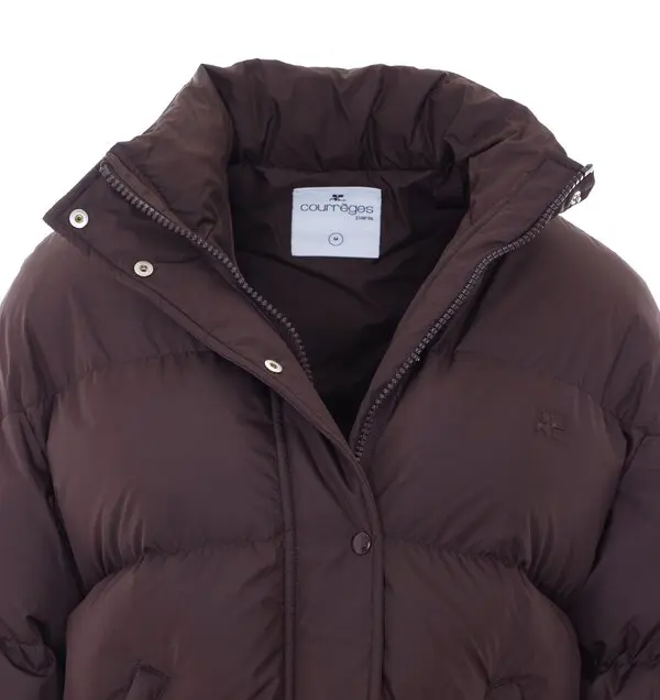 COURREGES Cropped Puffer Jacket
