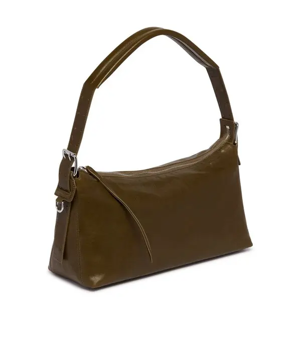LEMAIRE Belted Baguette Bag In Leather