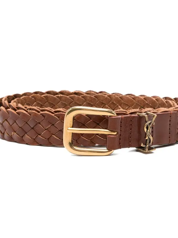 Saint Laurent Logo Belt