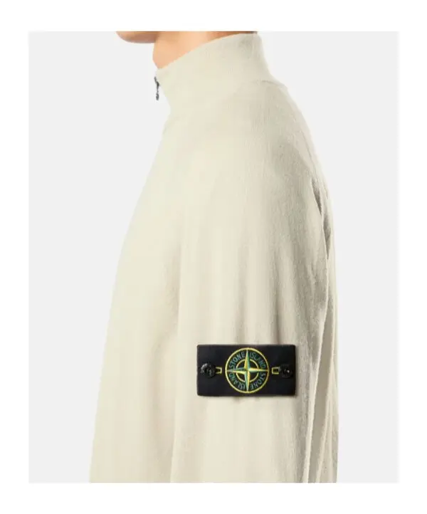 Stone Island Regular-fit Half-zip Jumper With Raglan Sleeves