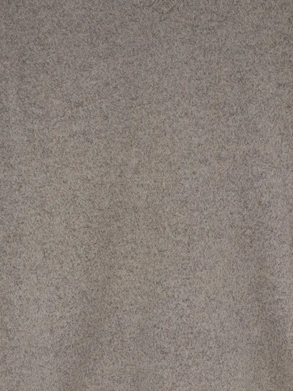 Brunello Cucinelli V-neck Long-sleeved Knit Top