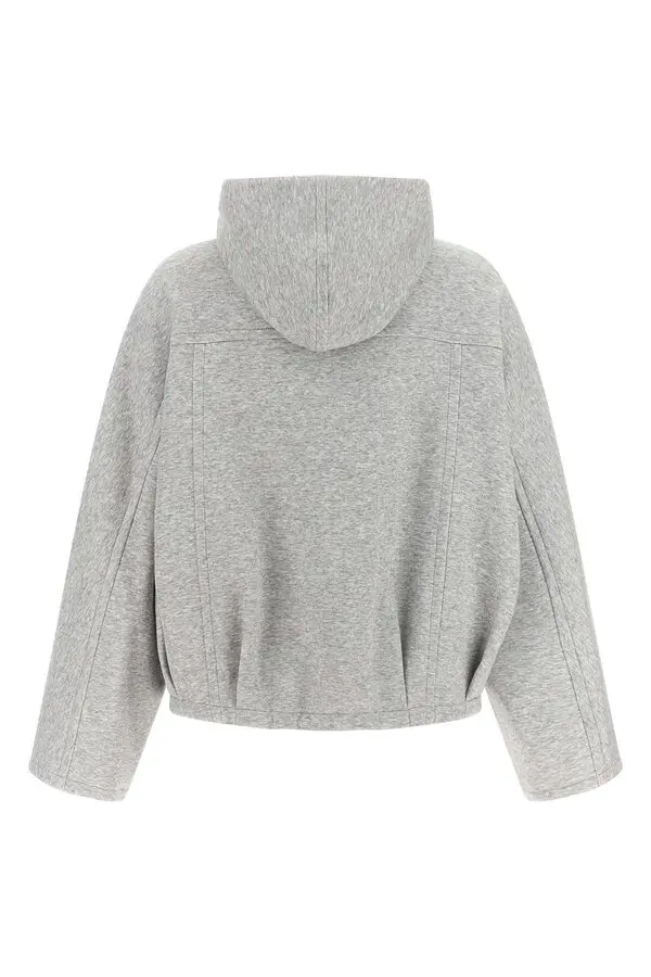 Brunello Cucinelli Zip-up Cropped Hoodie