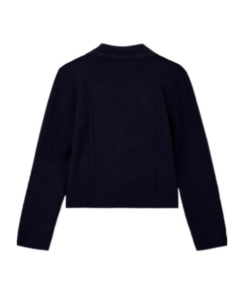 Emporio Armani Viscose Knit Blazer With A Lapel Collar And Braided Pockets