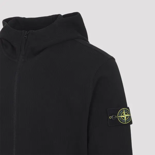 Stone Island Long-sleeved Hooded Sweatshirt