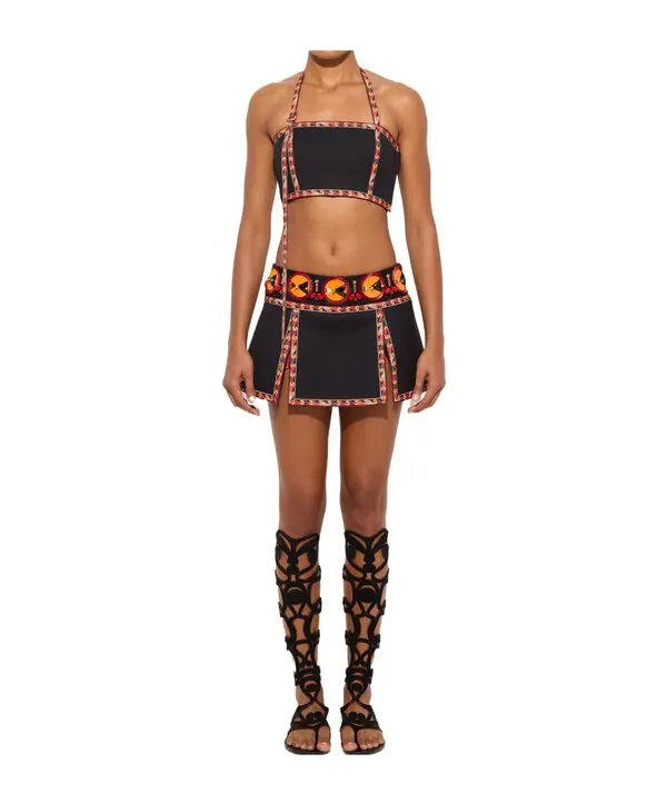 Emilio Pucci Embroidered Skirt