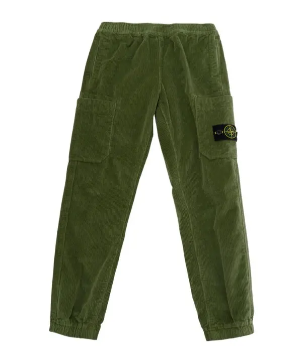Stone Island Elastic-waist Casual Trousers