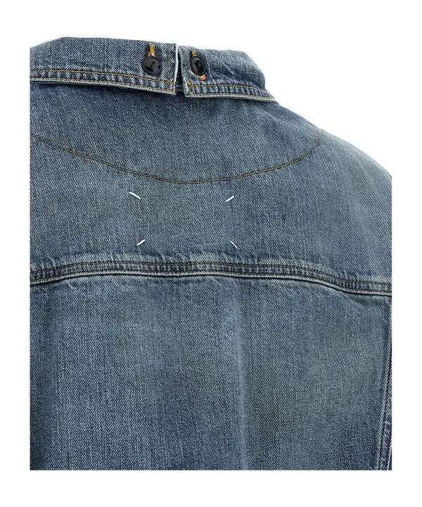 MAISON MARGIELA Folded Collared Denim Jacket
