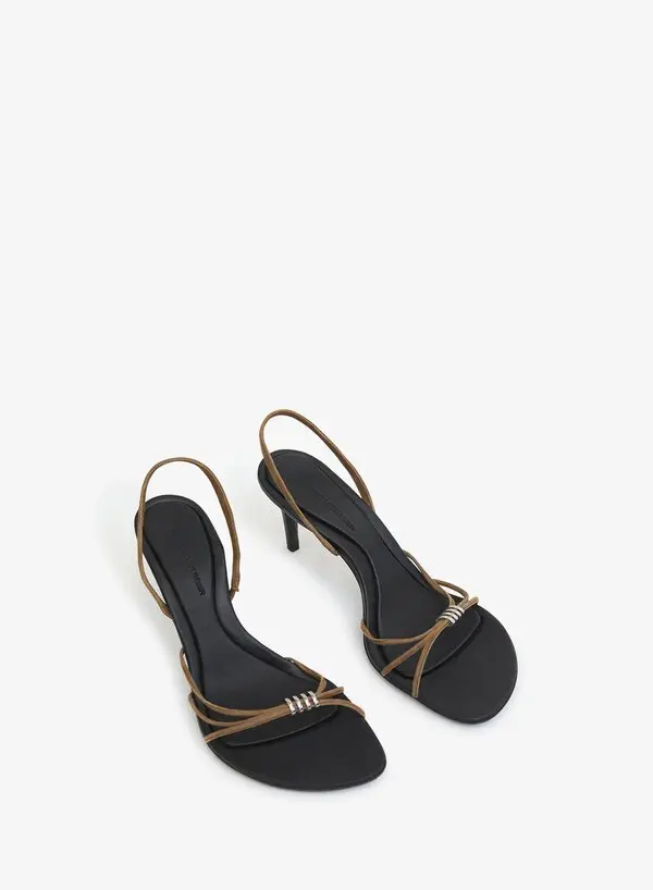 Christopher Esber Giro Heel Sandals - Black