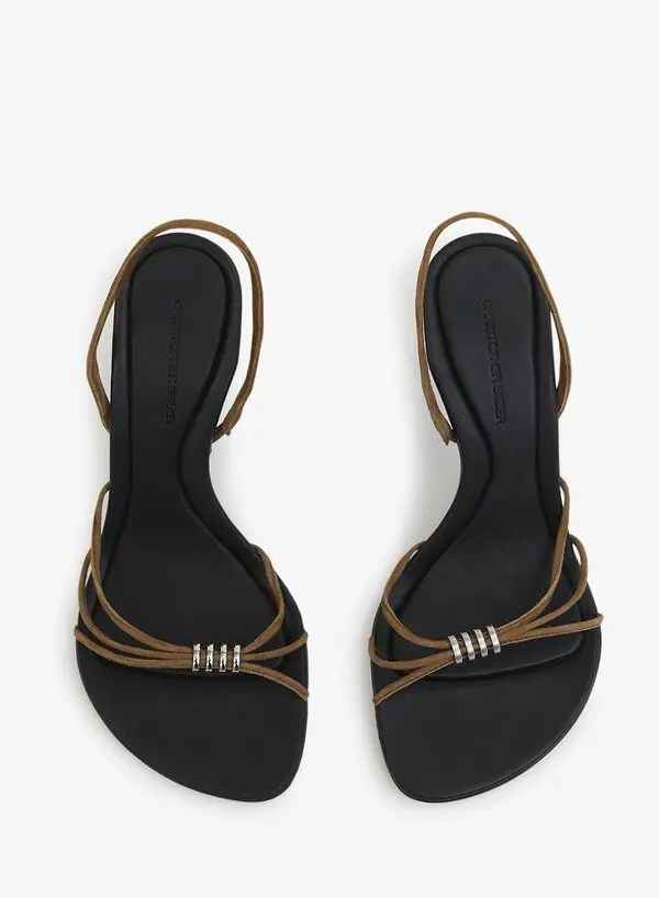 Christopher Esber Giro Heel Sandals - Black