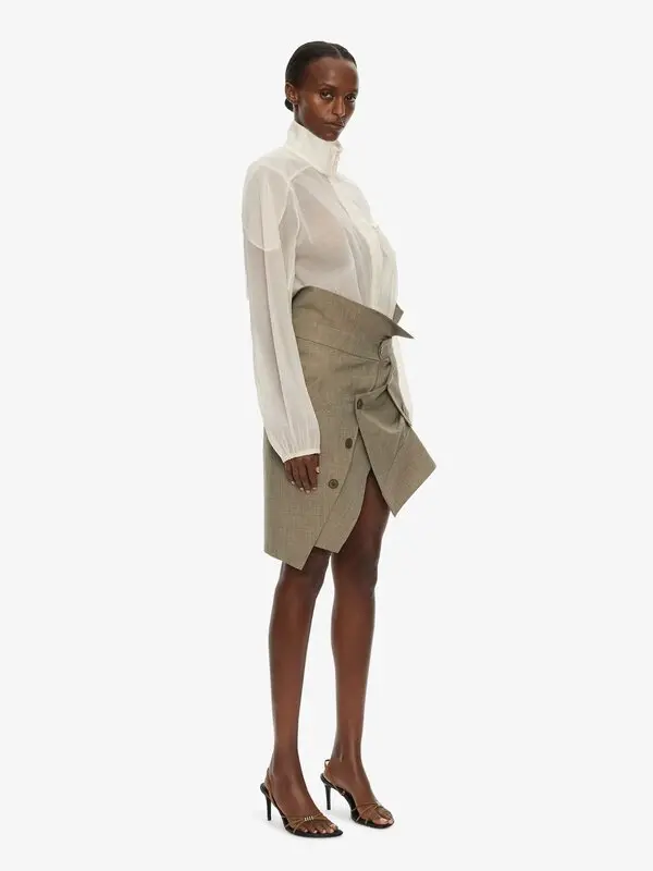 Christopher Esber Dannie Lucent Mottled Sheer Bomber