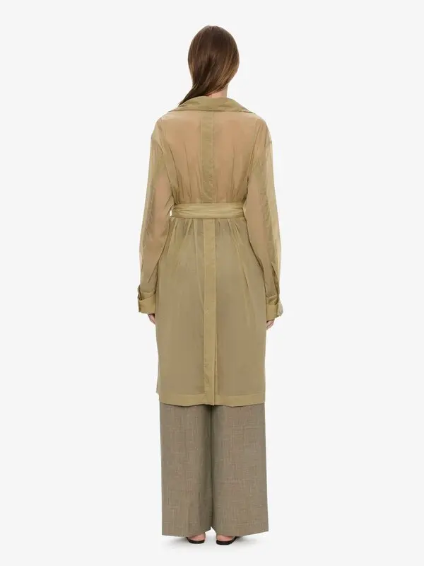 Christopher Esber Lucent Mottled Sheer Chore Jacket