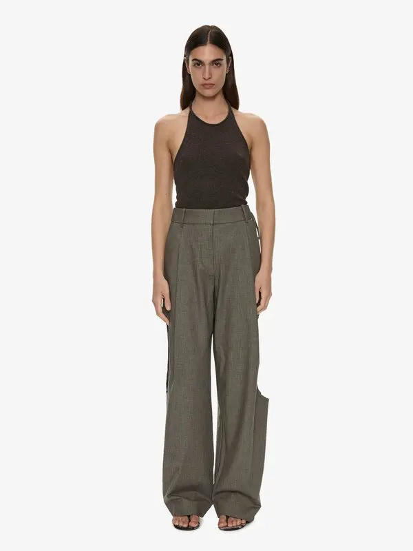Christopher Esber Sirocco Twill Trouser - Grey