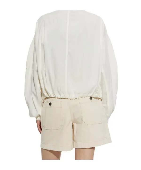 Isabel Marant Étoile Plume Zip-up Jacket - Ecru