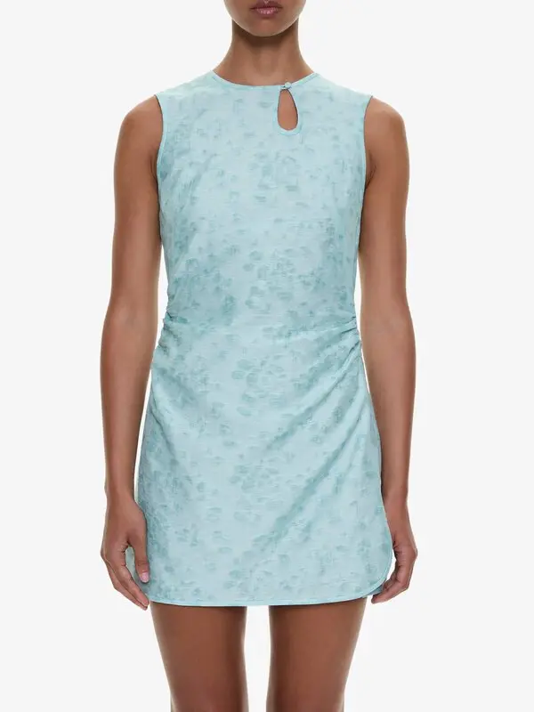 Christopher Esber Light Leak Jacquard Loophole Mini Dress