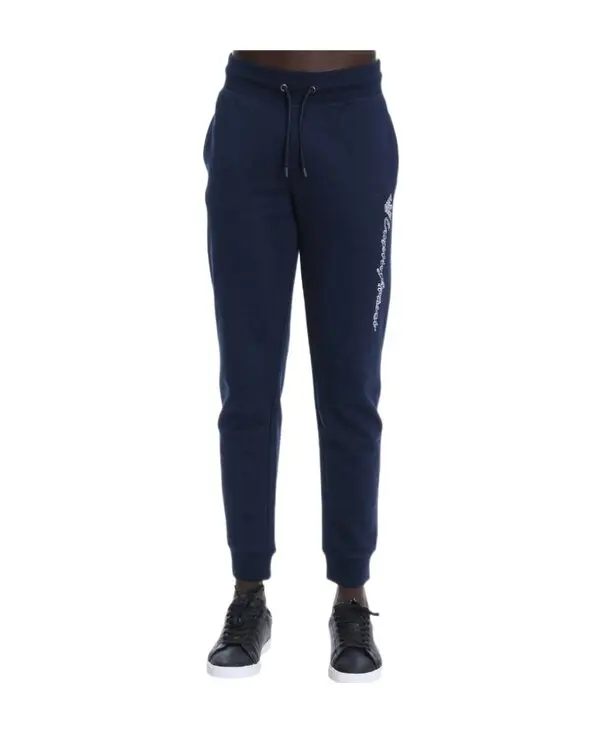 Emporio Armani Logo-laced Sweatpants - Black