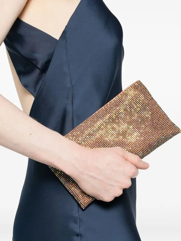 Benedetta Bruzziches Embellished Clutch Bag - Gray