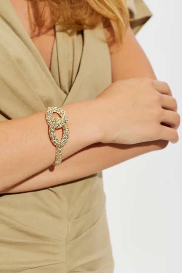 Isabel Marant Étoile Open Design Interlocking Link Bracelet