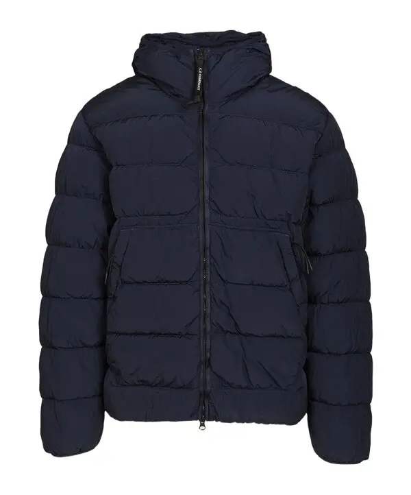 C.P. COMPANY Long-sleeved Hooded Cotton Jacket