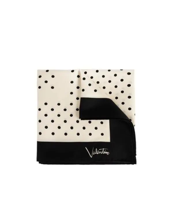 Valentino Garavani Patterned Silk Scarf - Nude